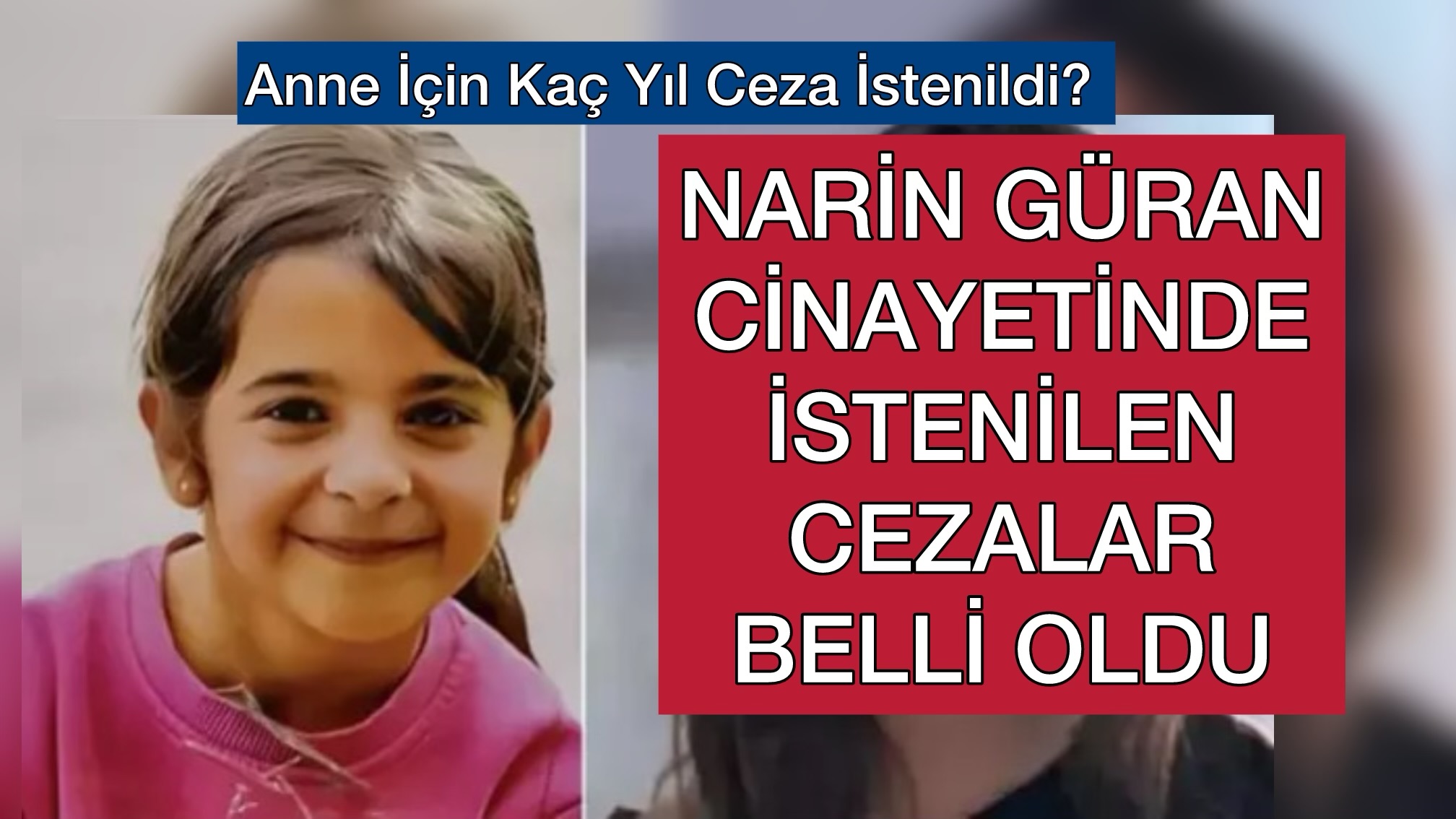 Narin cinayetinde sanıklar için istenilen ceza belli oldu - Bingöl ...